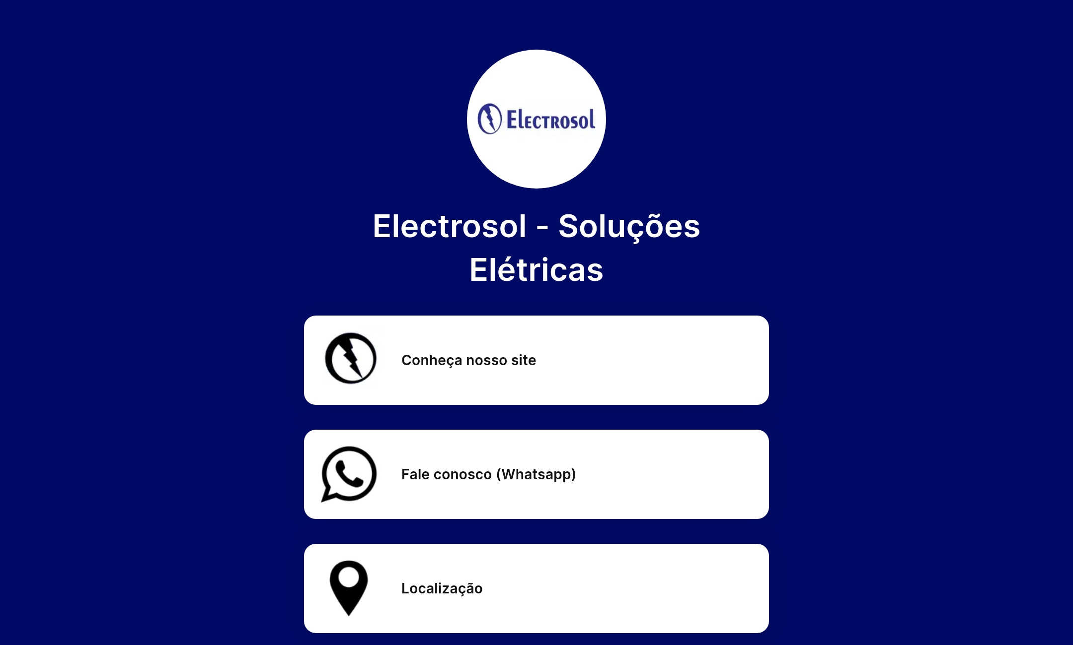 Electrosol - Soluções Elétricas' Flowpage