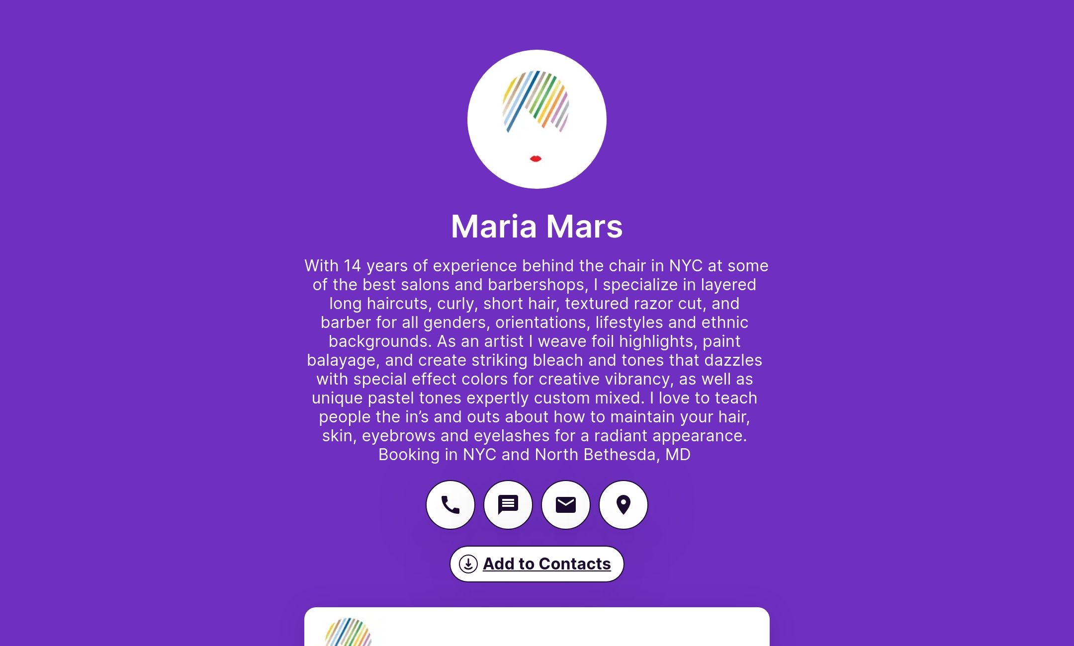 Maria Mars 's Flowpage