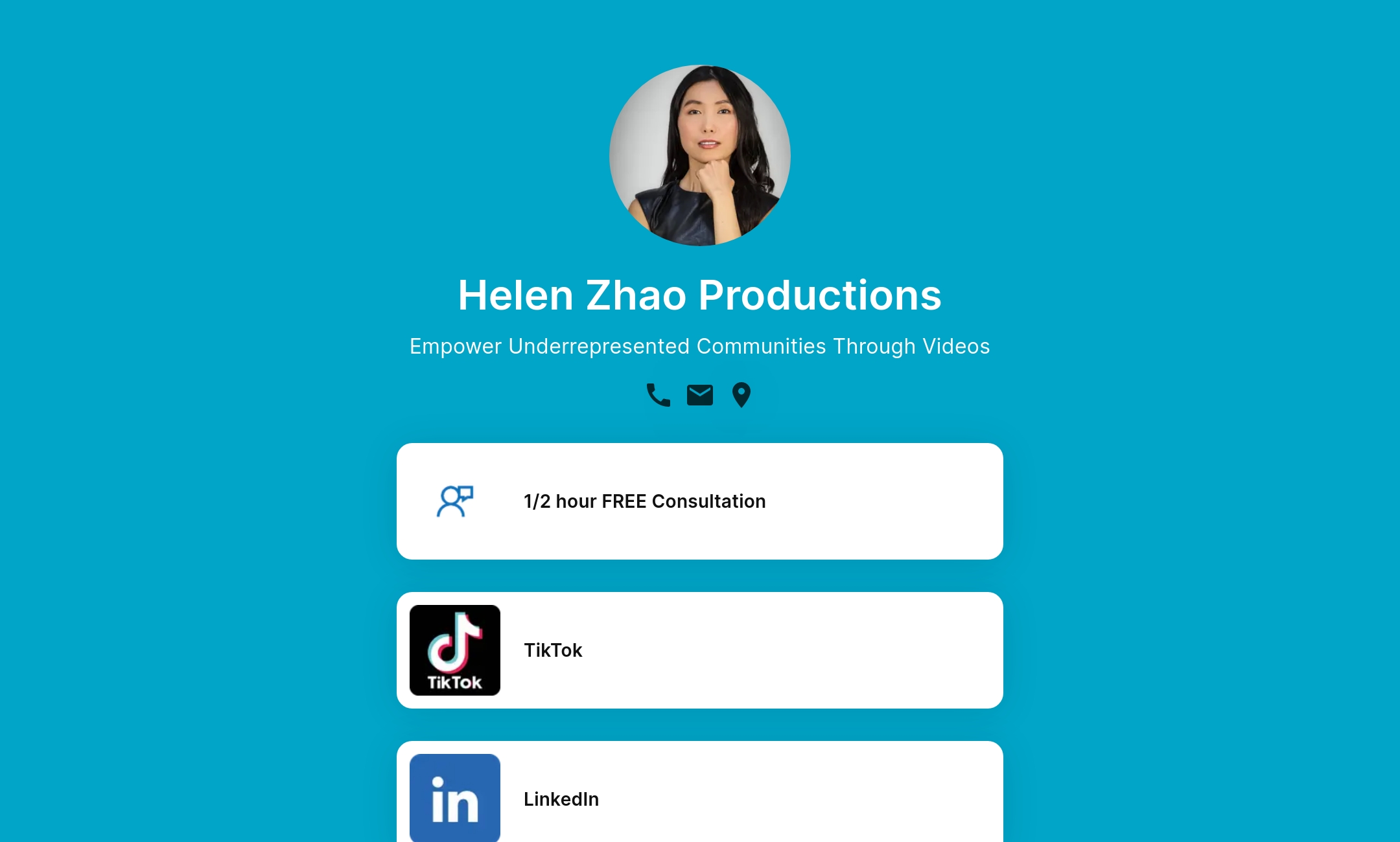 Helen Zhao Productions' Flowpage