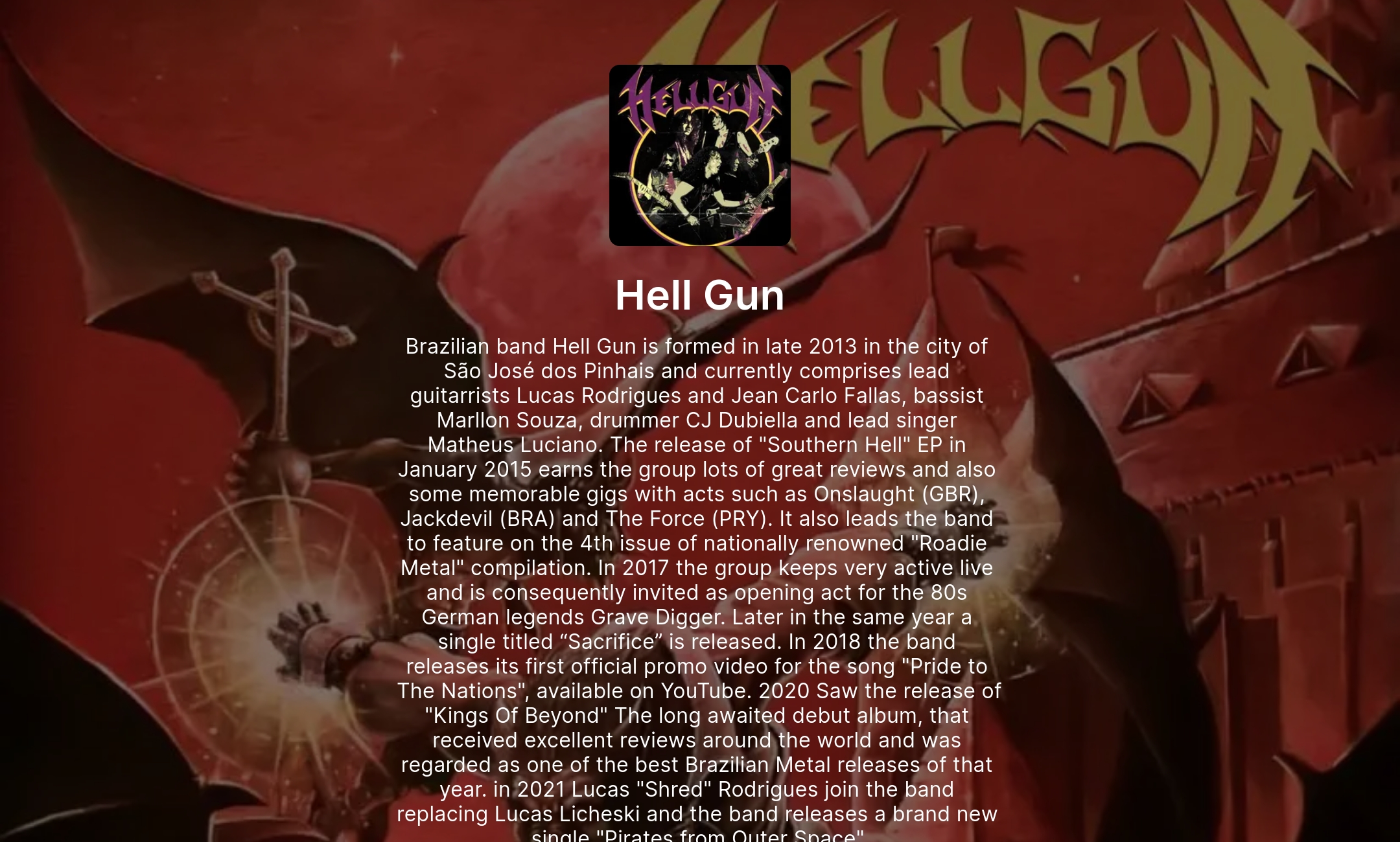 Hell Gun's Flowpage