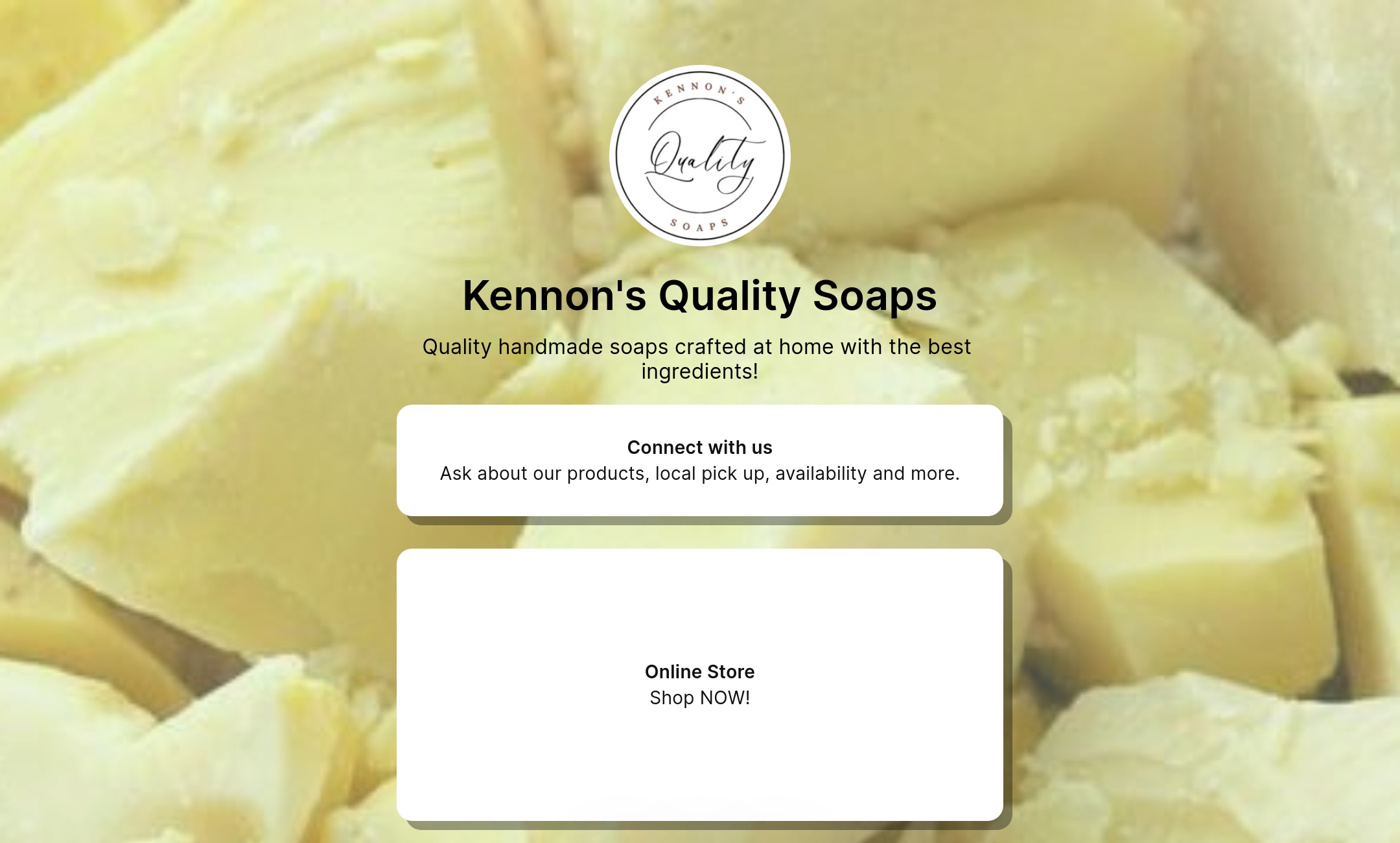Kennon's Quality Soaps' Flowpage