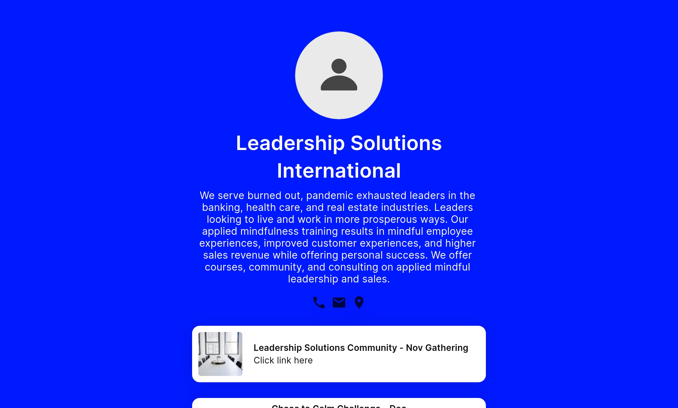 Leadership Solutions International's Flowpage