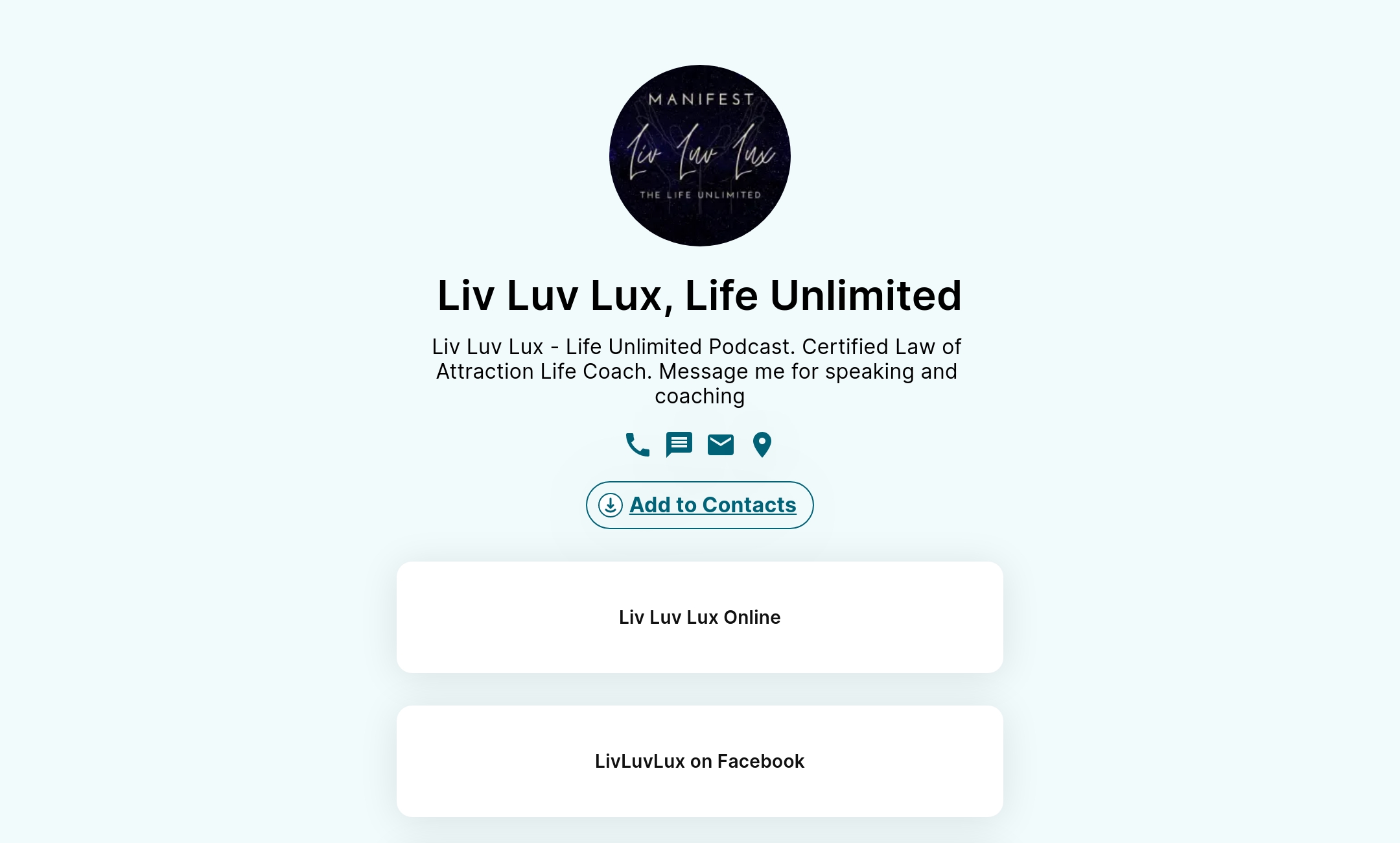 Liv Luv Lux, Life Unlimited's Flowpage