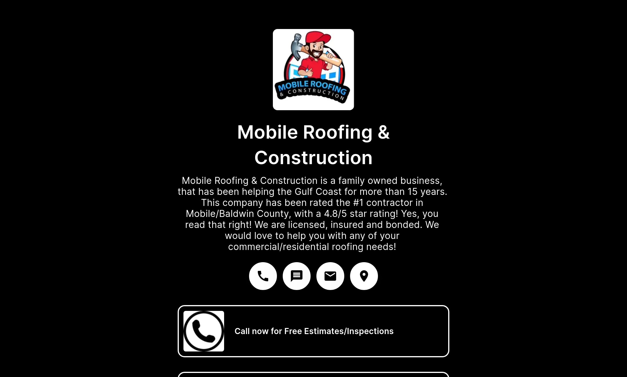 Mobile Roofing & Construction's Flowpage