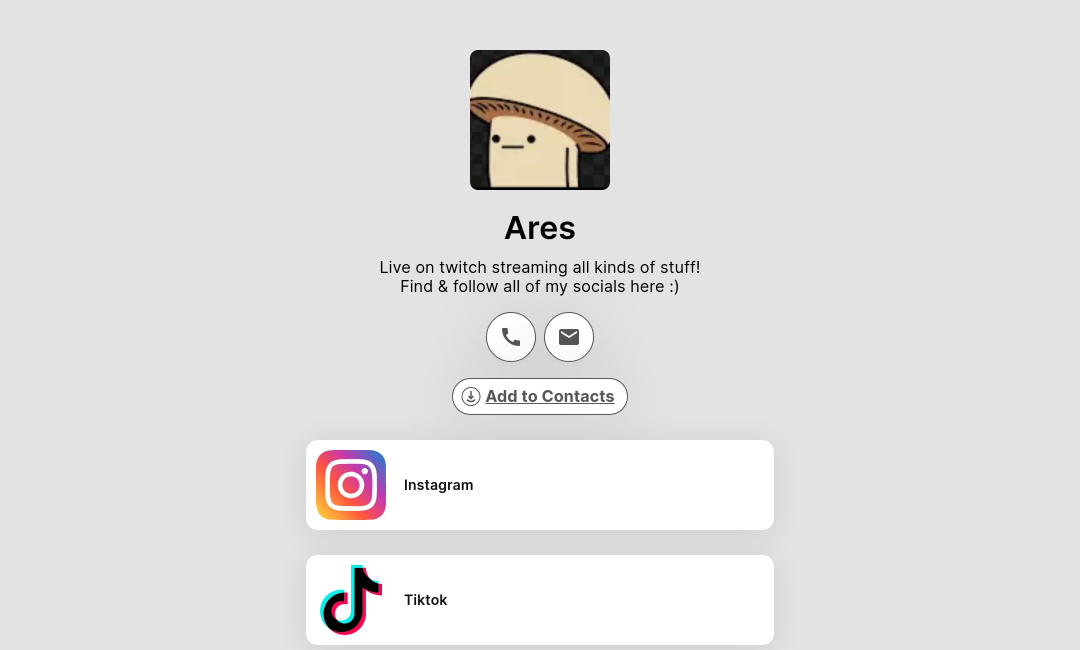 Ares' Flowpage