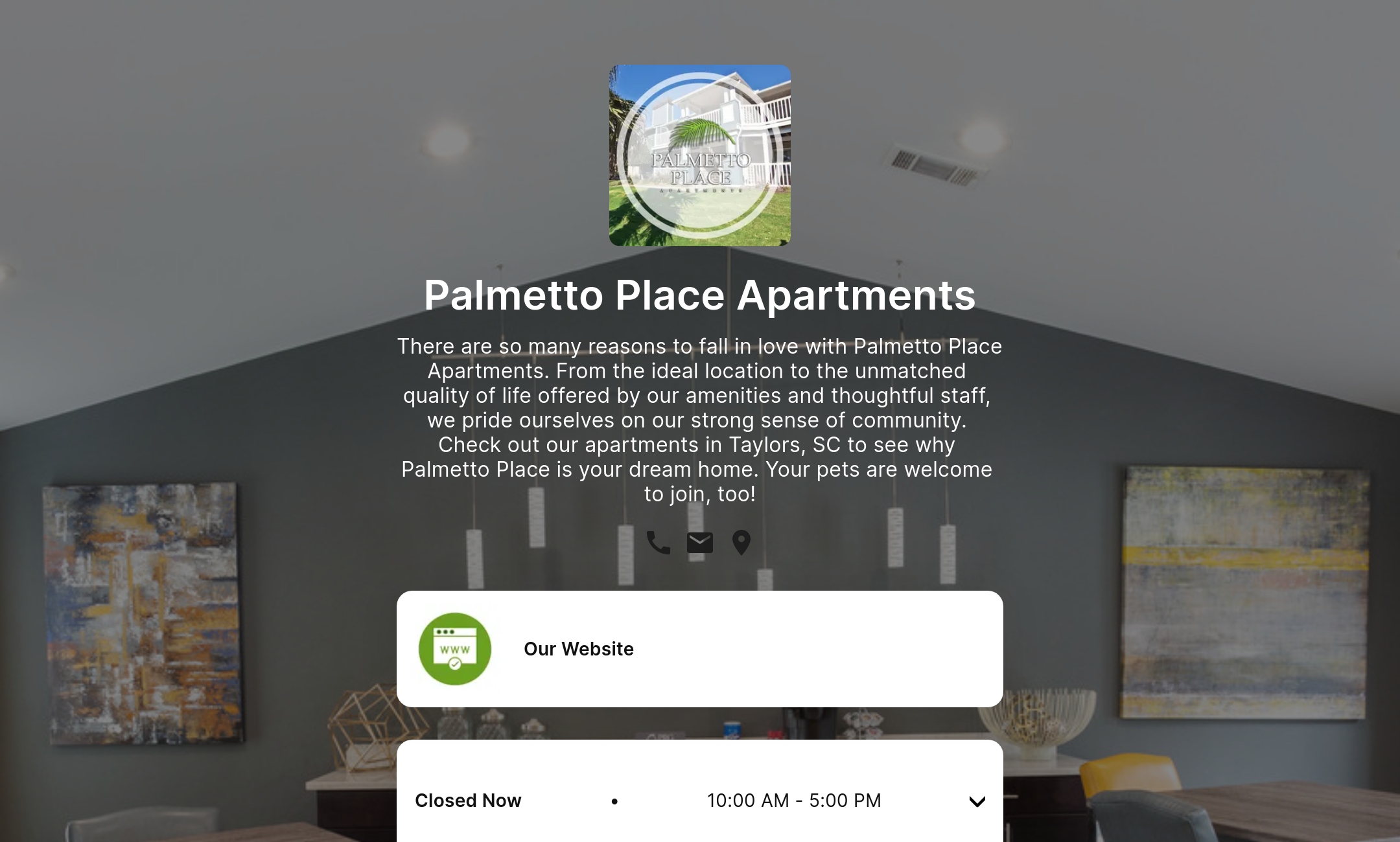 Palmetto Place Apartments' Flowpage