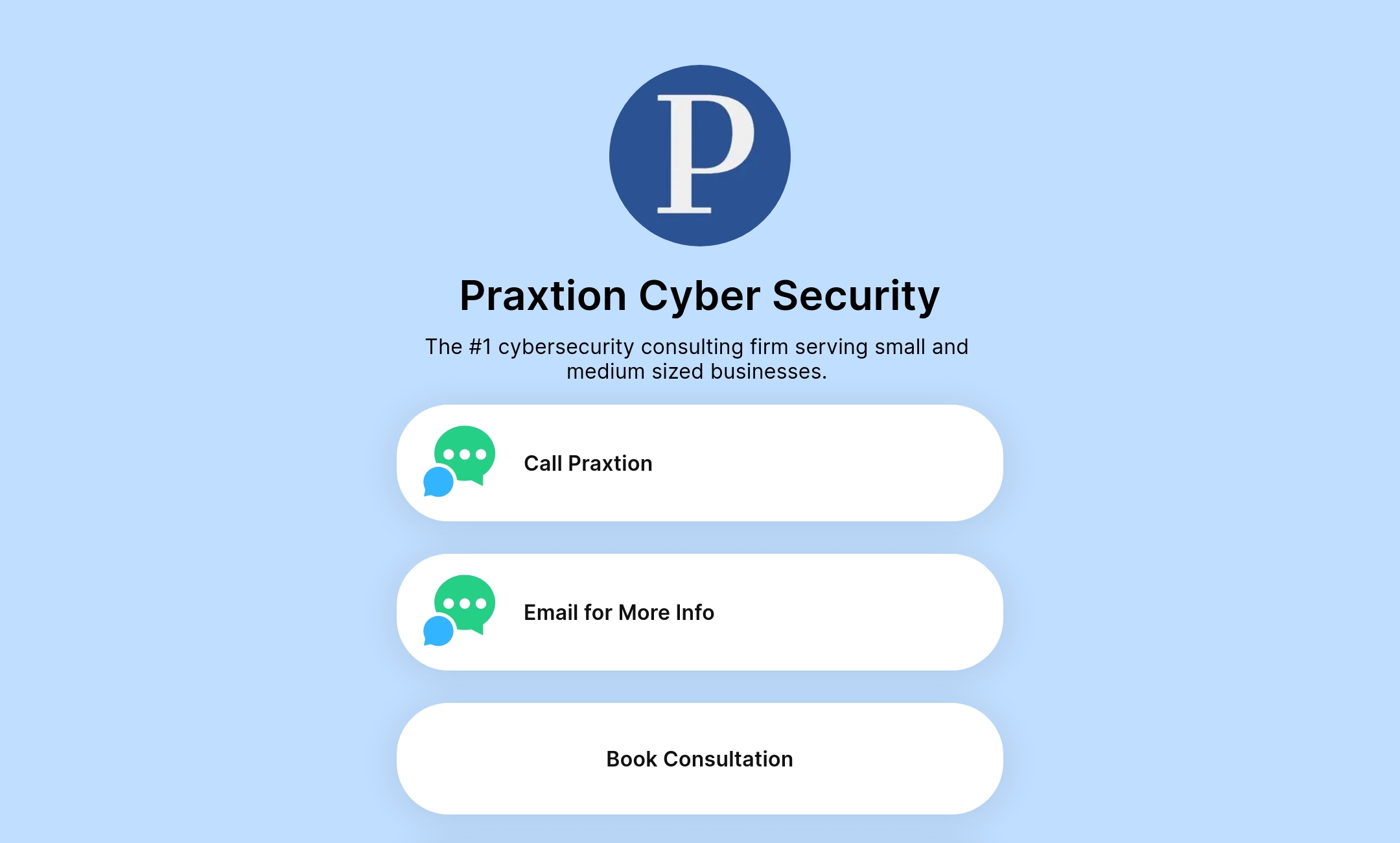 Praxtion Cyber Security's Flowpage