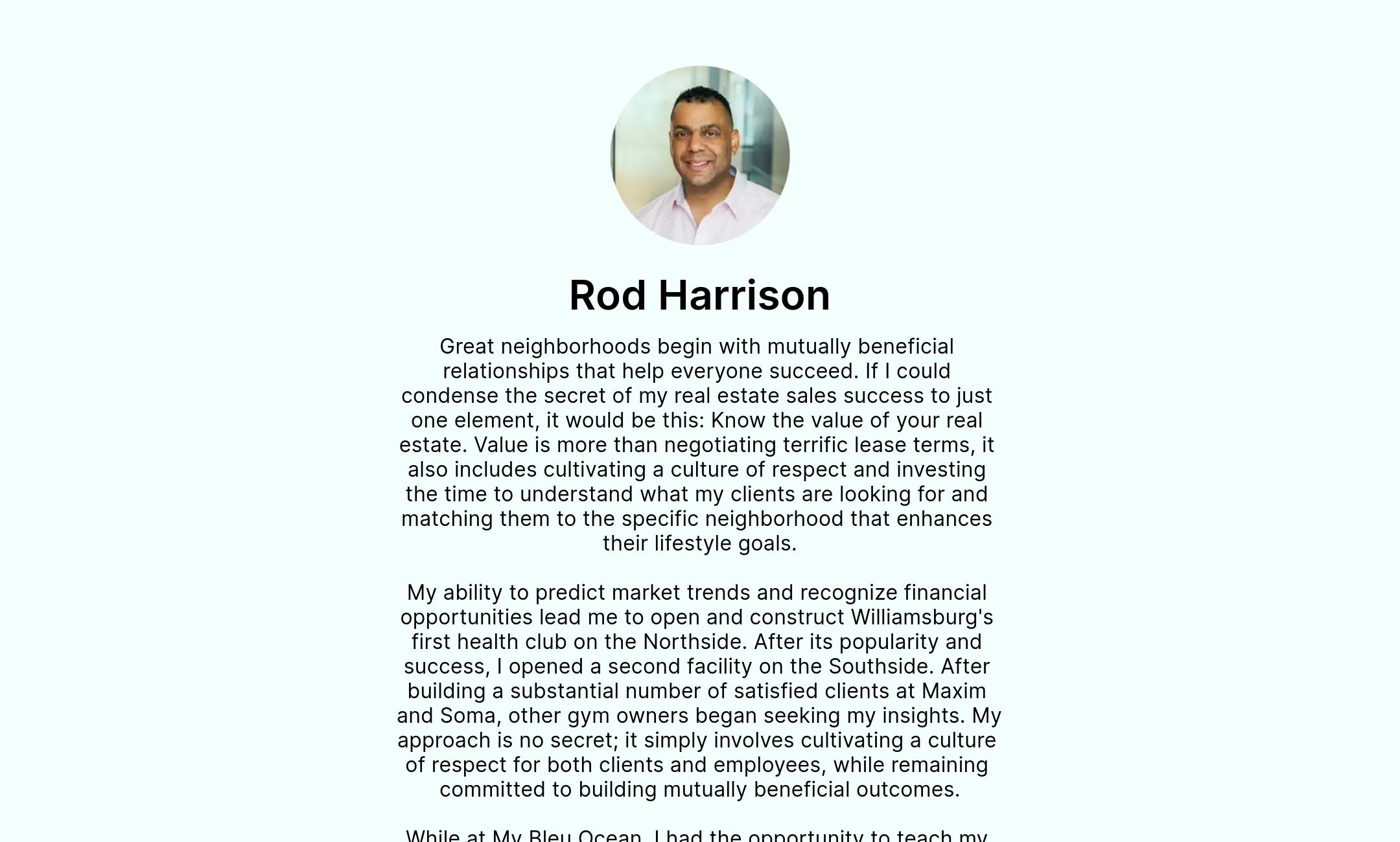 Rod Harrison's Flowpage