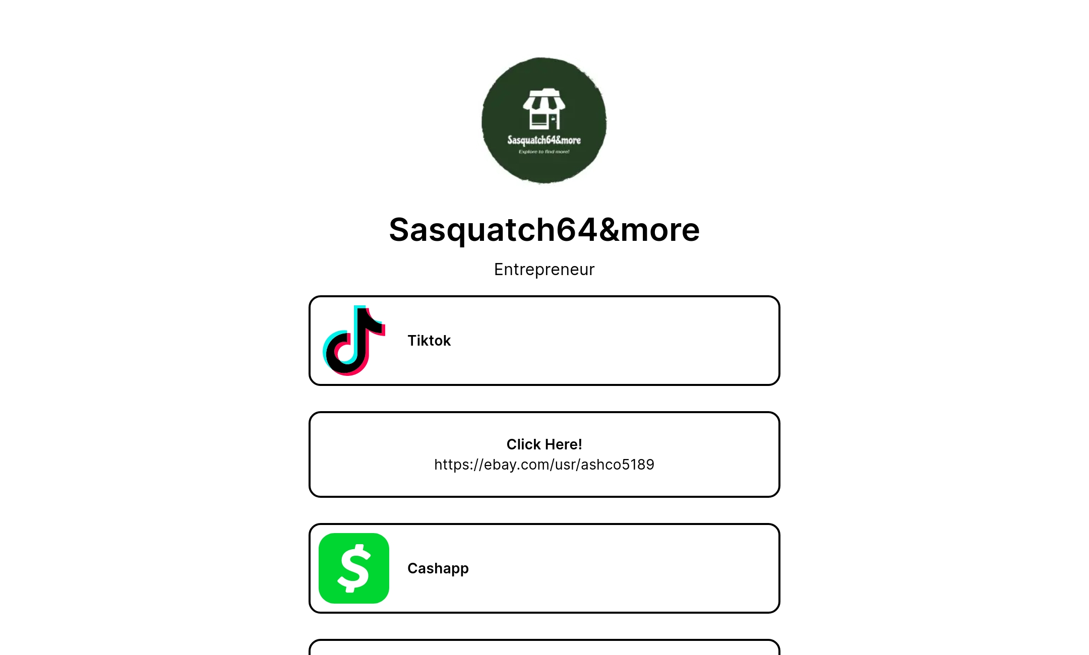 Sasquatch64&more's Flowpage