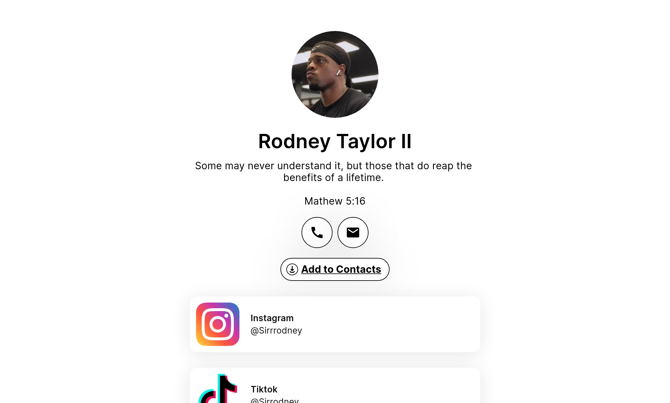 Rodney Taylor II's Flowpage