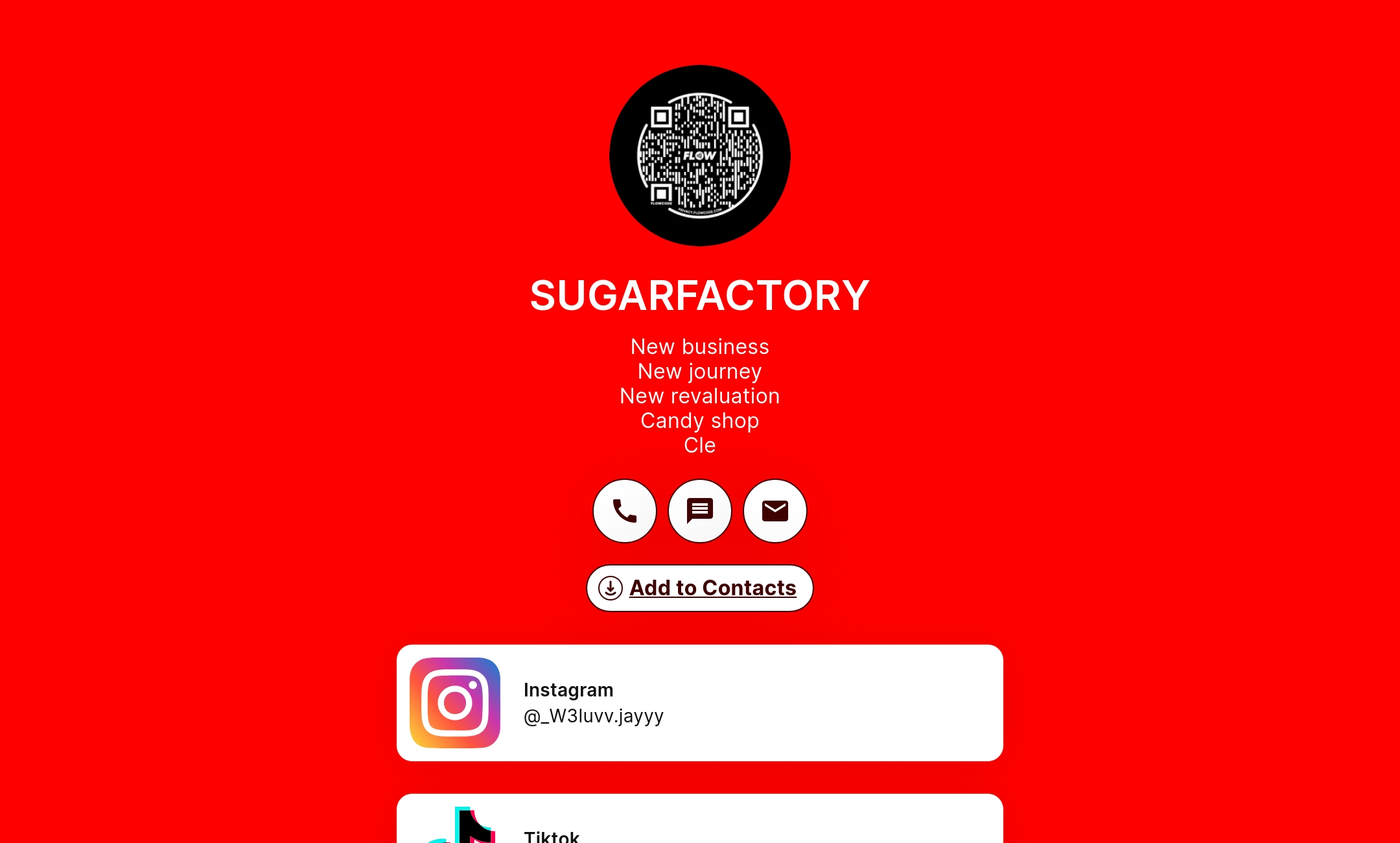 SUGARFACTORY's Flowpage