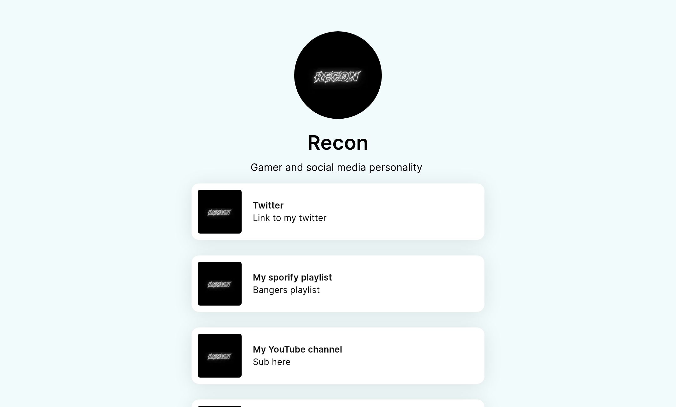 Recon 's Flowpage